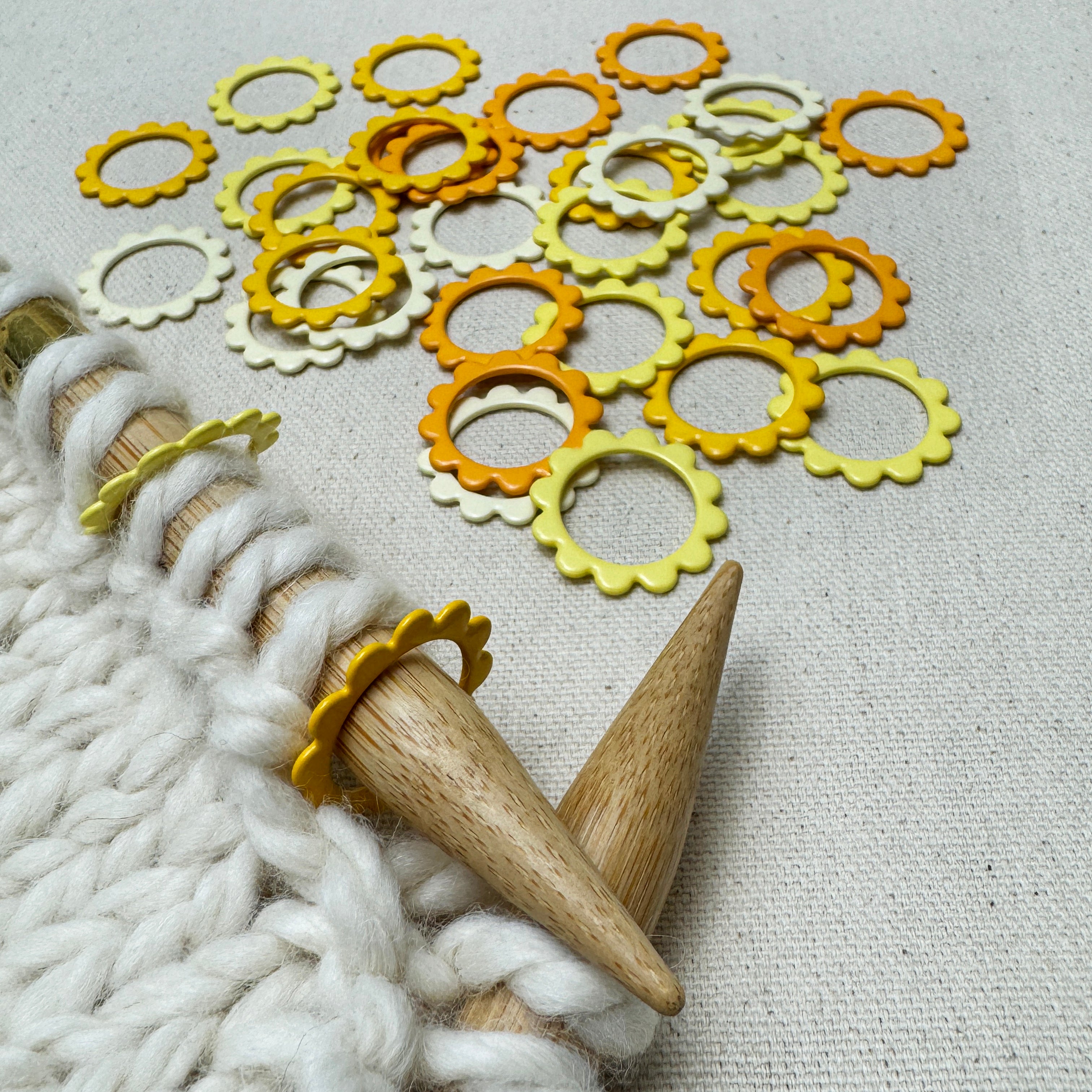 Extra Large Flower Stitch Markers – Allstitch Studio