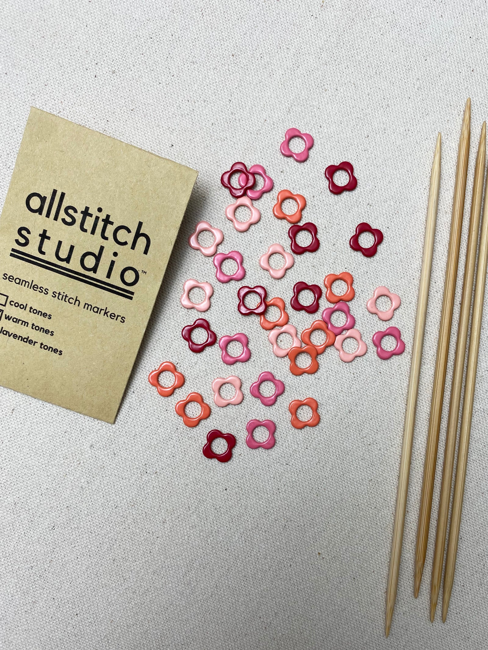 Small Flower Stitch Markers – Allstitch Studio